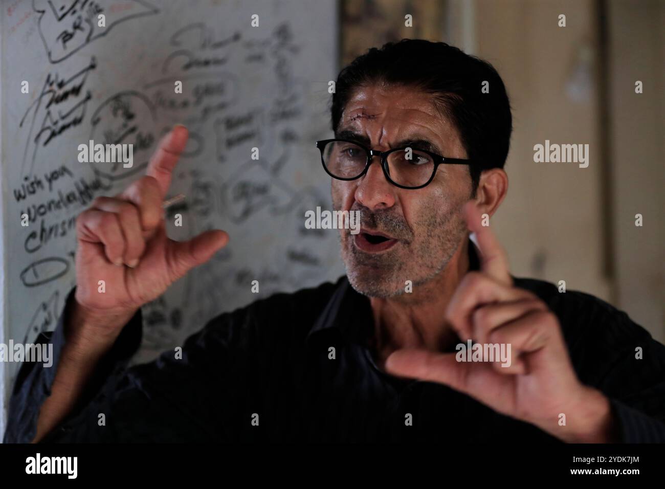 Hecham al-Baba, who survived the deadliest attack on Sept. 29 in the ...