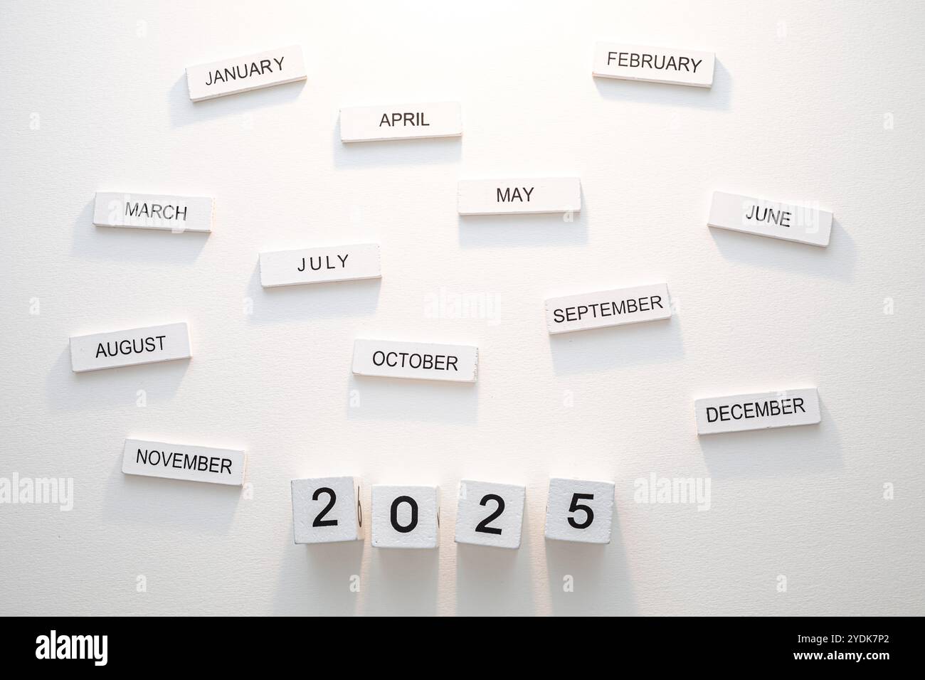 January 2025 calendar display hi-res stock photography and images - Alamy