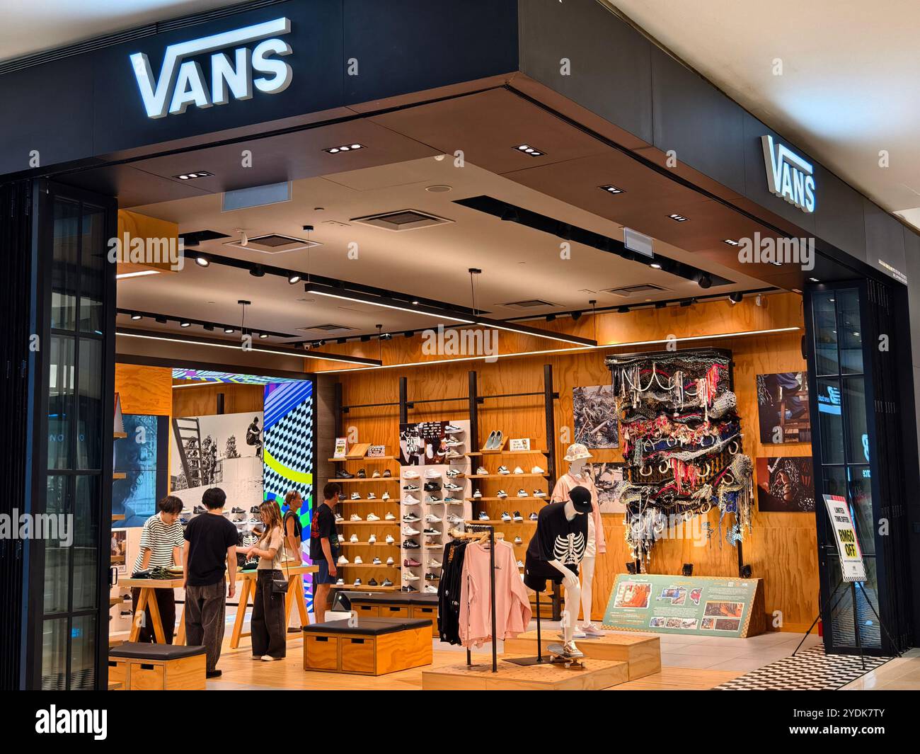 KUALA LUMPUR, MALAYSIA - AUGUST 28, 2024: Vans brand retail shop in the ...