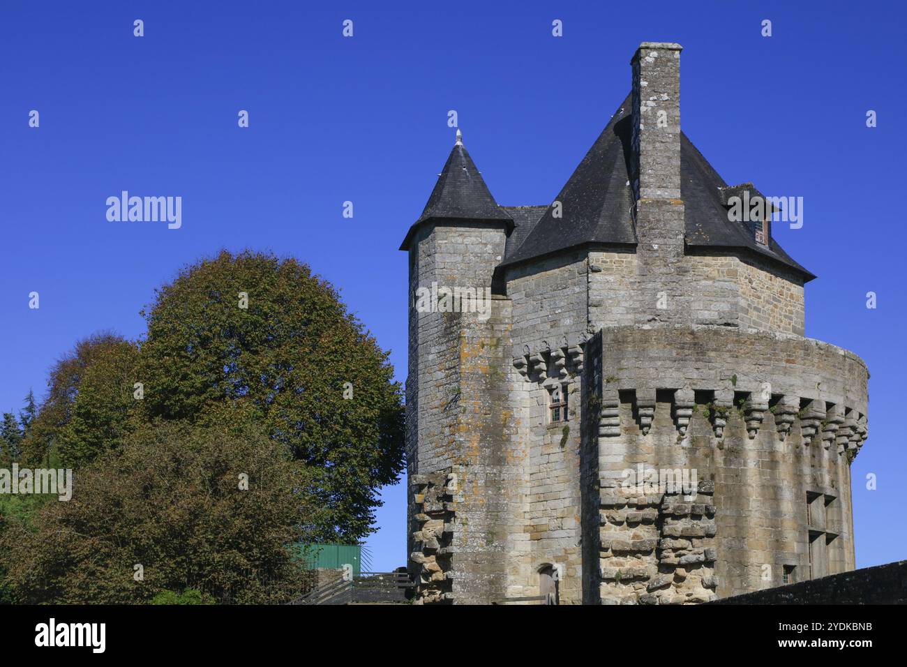 Medieval city wall, Remparts, old town of Vannes, Breton Gwened ...