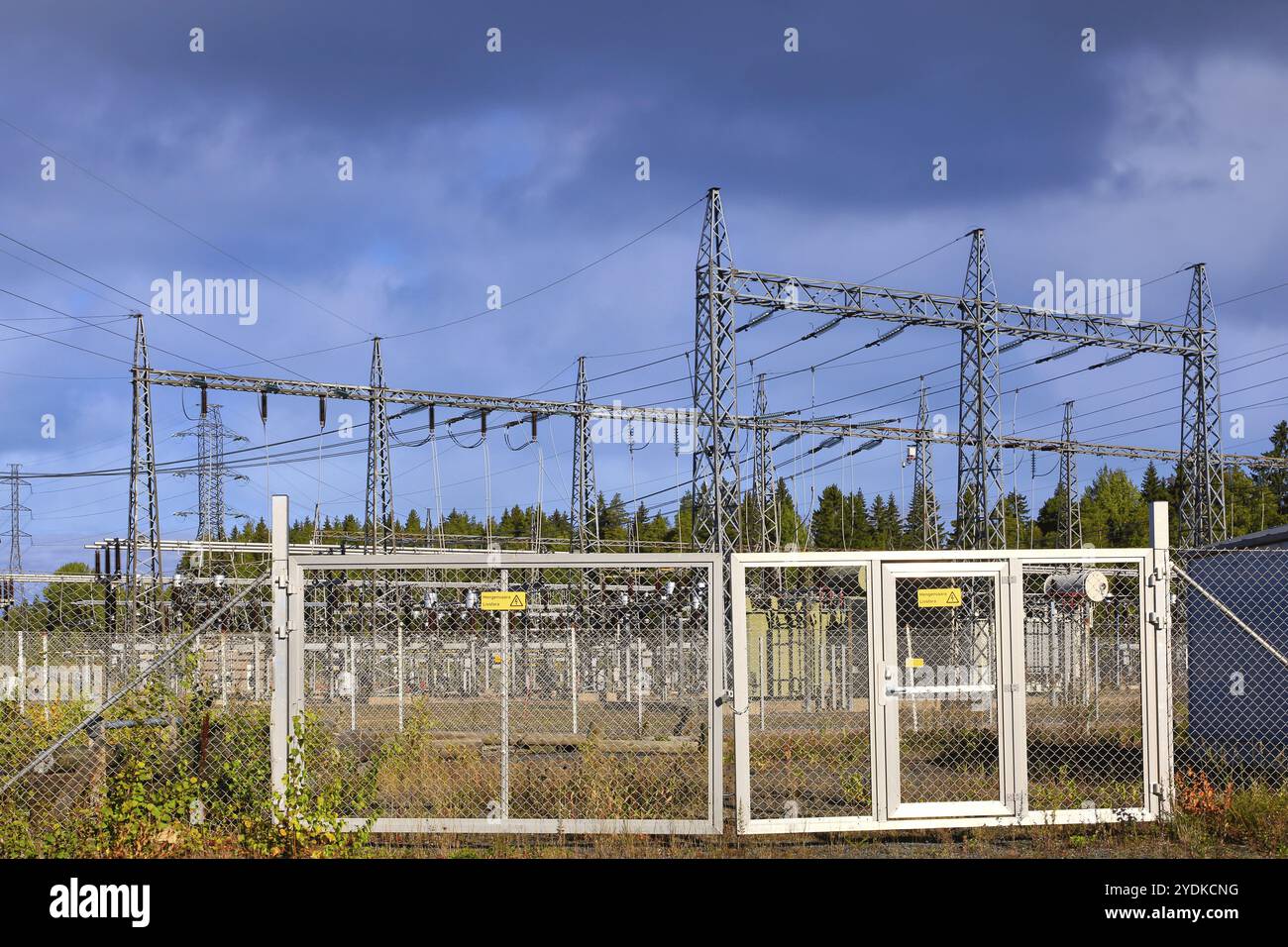 Electricity transmission substation by Fingrid Oyj Forssa Reserve Power ...