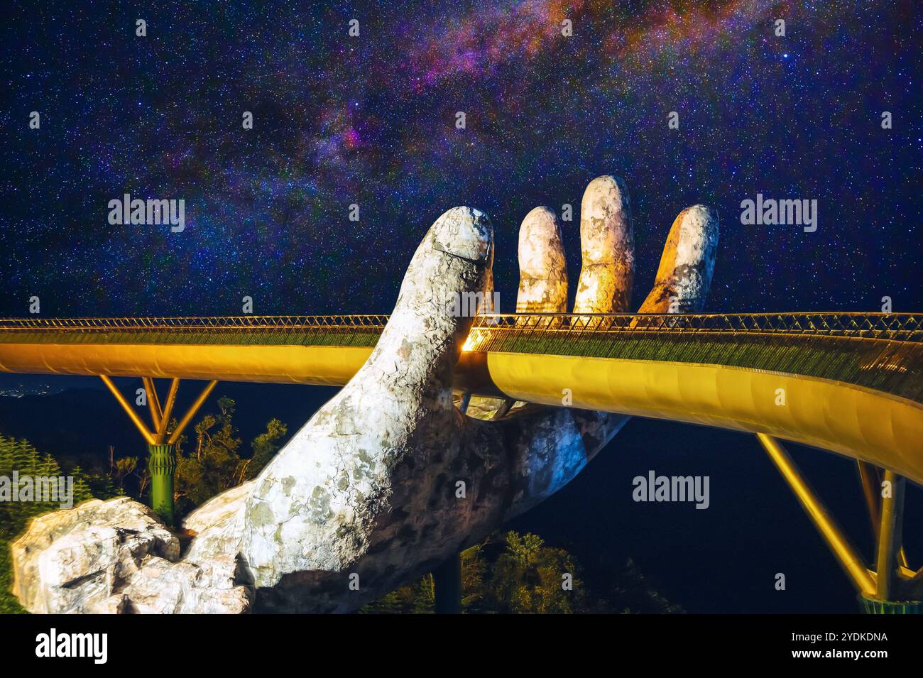 Gods Hand In The Night Sky