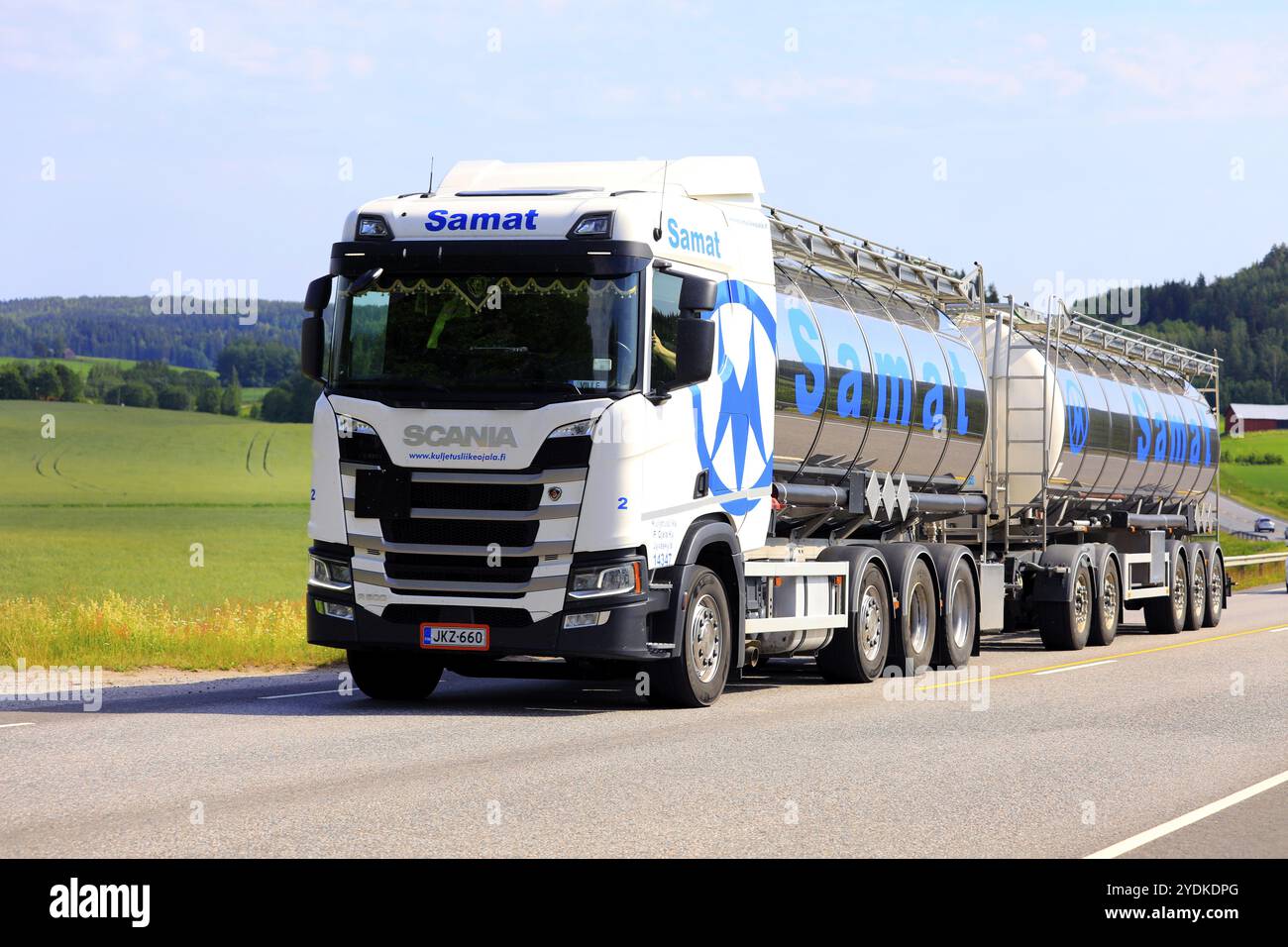 New Scania R500 tank truck of Kuljetusliike Ojala for Samat Group ...