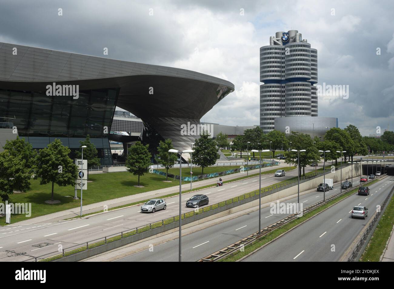 23.06.2019, Munich, Bavaria, Germany, Europe, BMW high-rise building ...