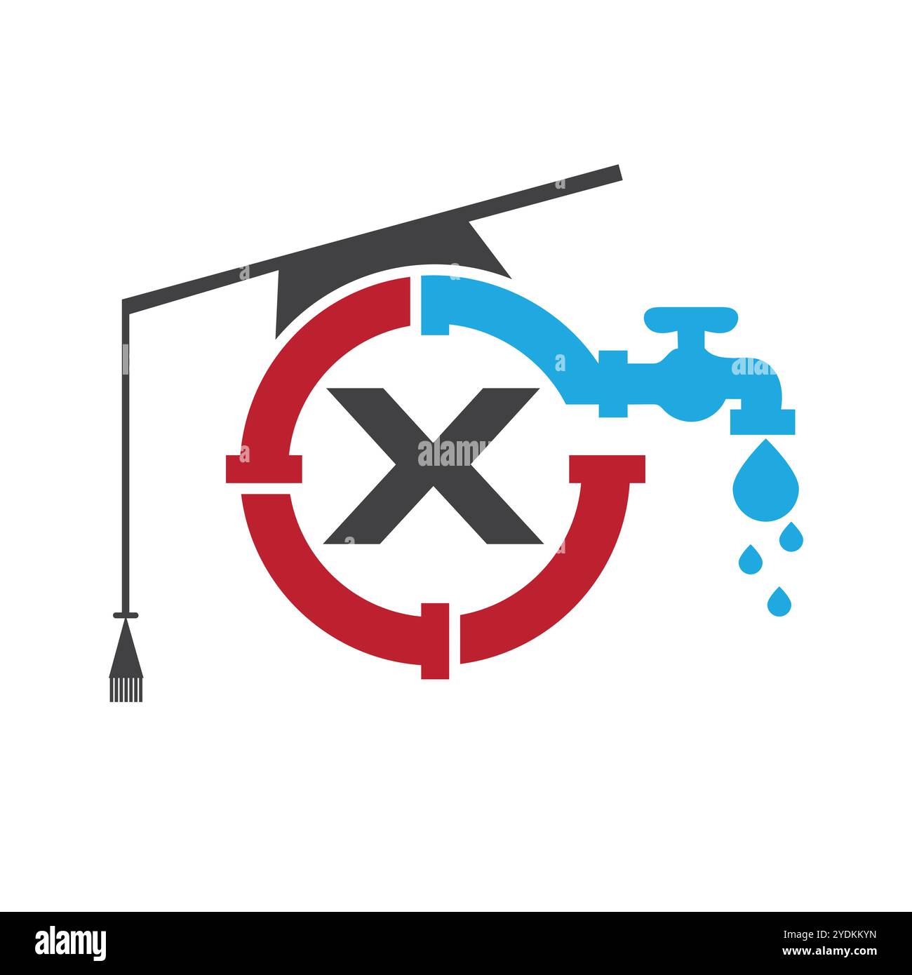 Pipeline construction work Stock Vector Images - Alamy