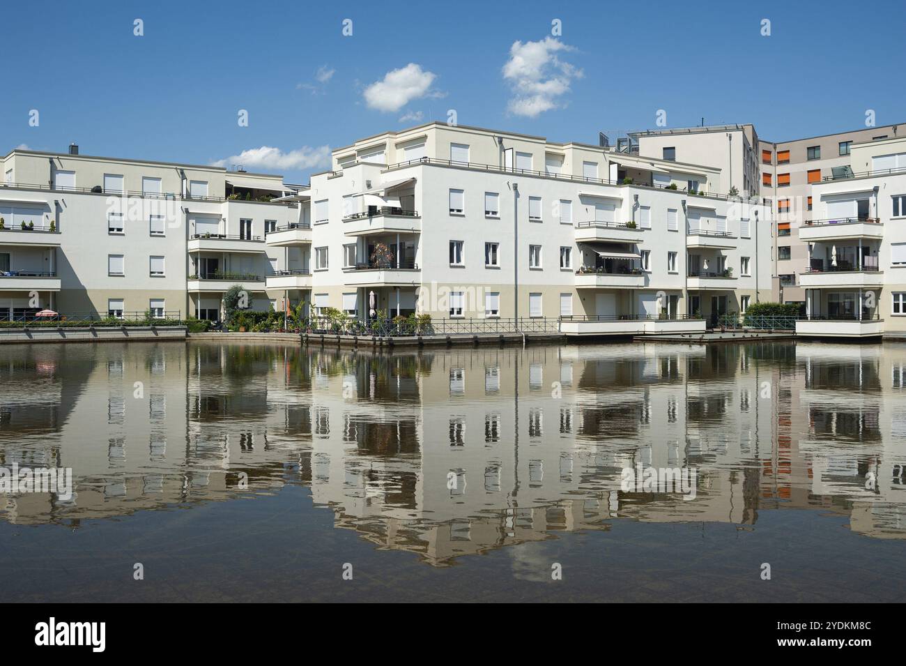 13.06.2019, Berlin, Germany, Europe, Apartment buildings at the ...