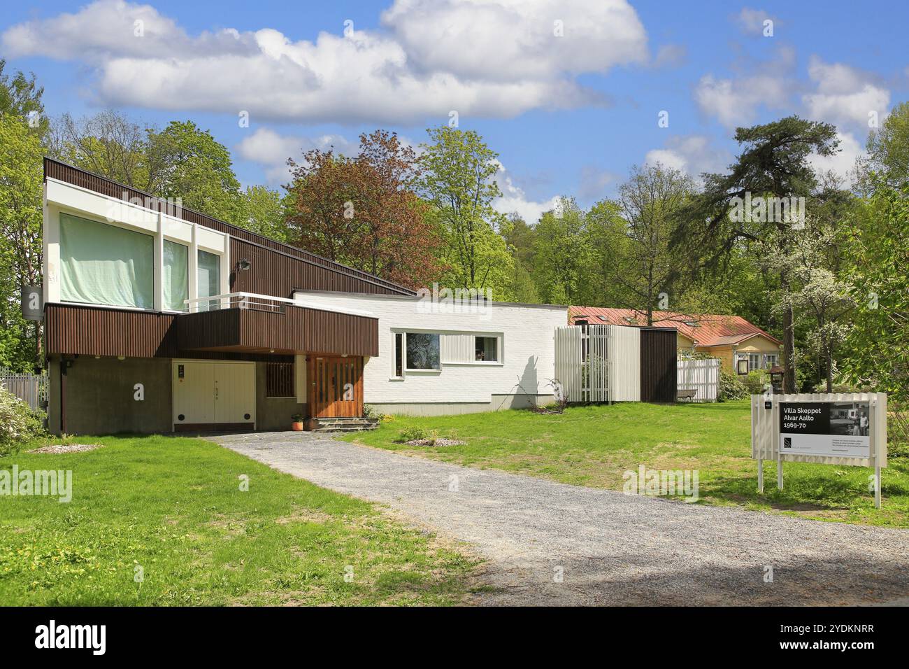 Villa Skeppet, a home designed by Alvar Aalto in 1969-70 for his ...