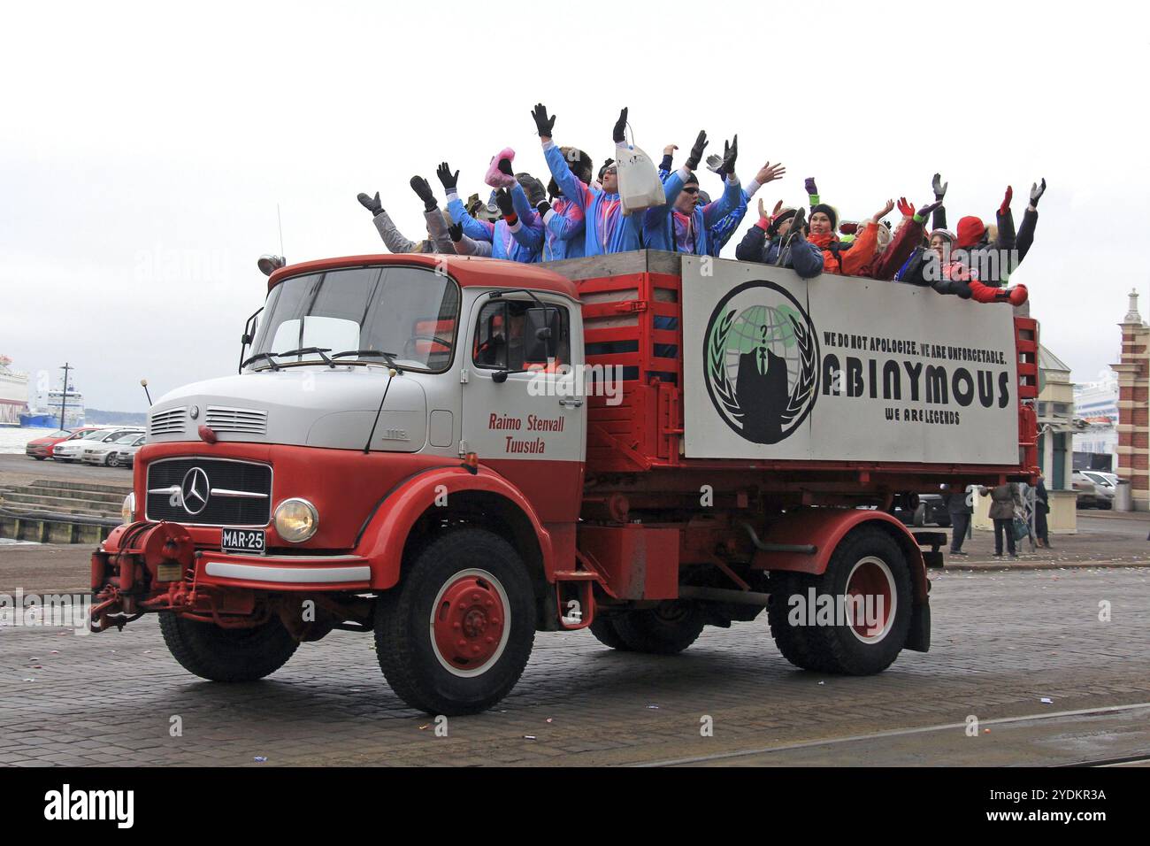 HELSINKI, FINLAND, FEBRUARY 16, 2017: Finnish 3rd year upper secondary ...