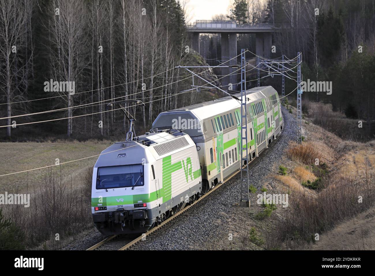 Railway in winter high speed hi-res stock photography and images - Alamy