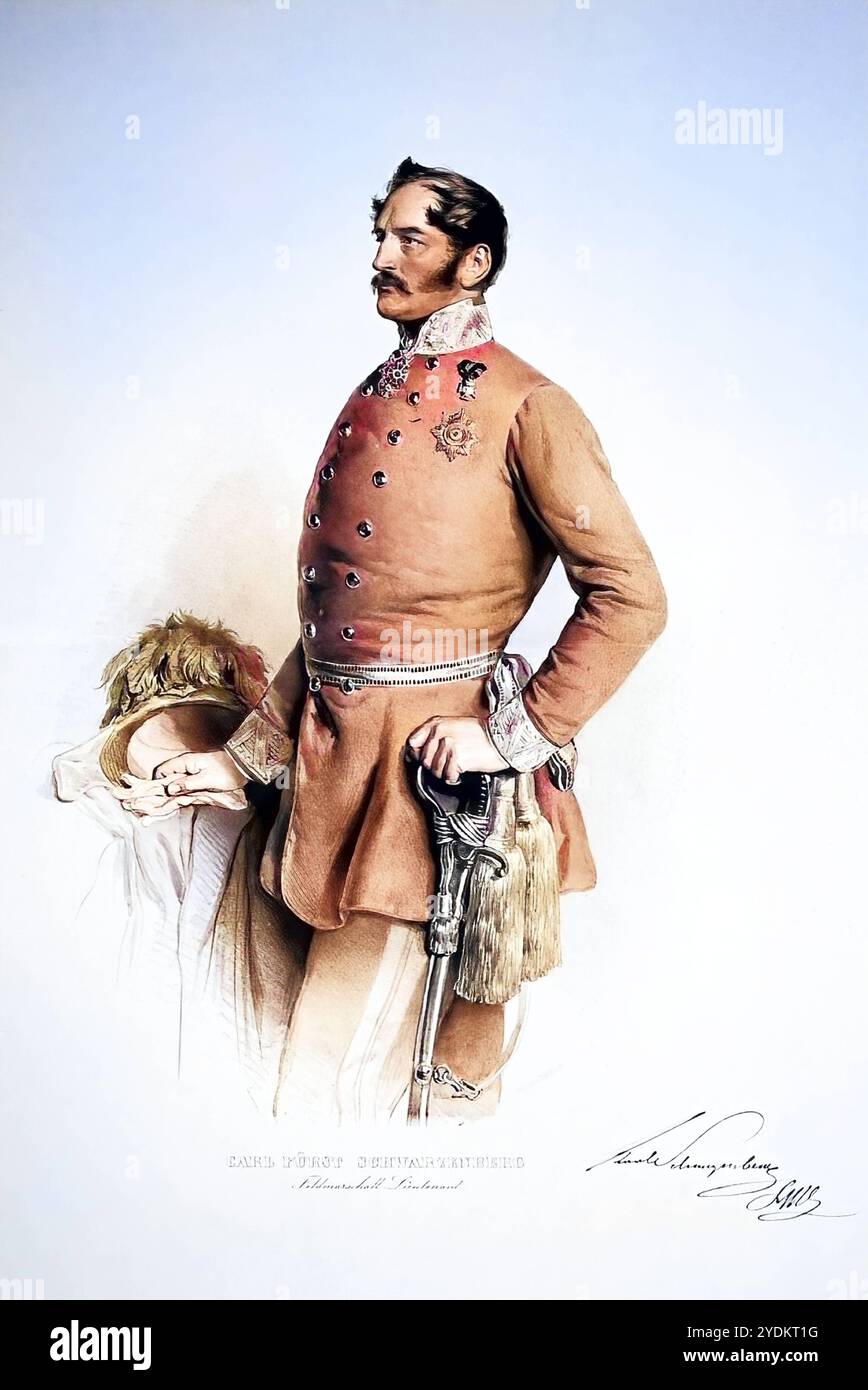 Karl II. Philipp Borromäus Fürst zu Schwarzenberg geb. 21. Januar 1802 ...