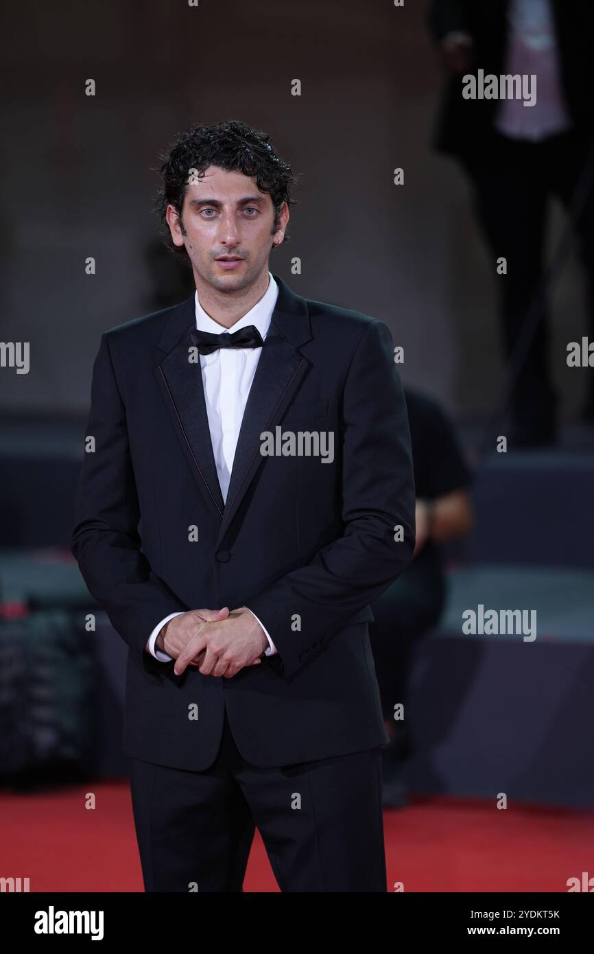 Pietro Castellitto attends "Diva Futura" red carpet during 81st Venice ...