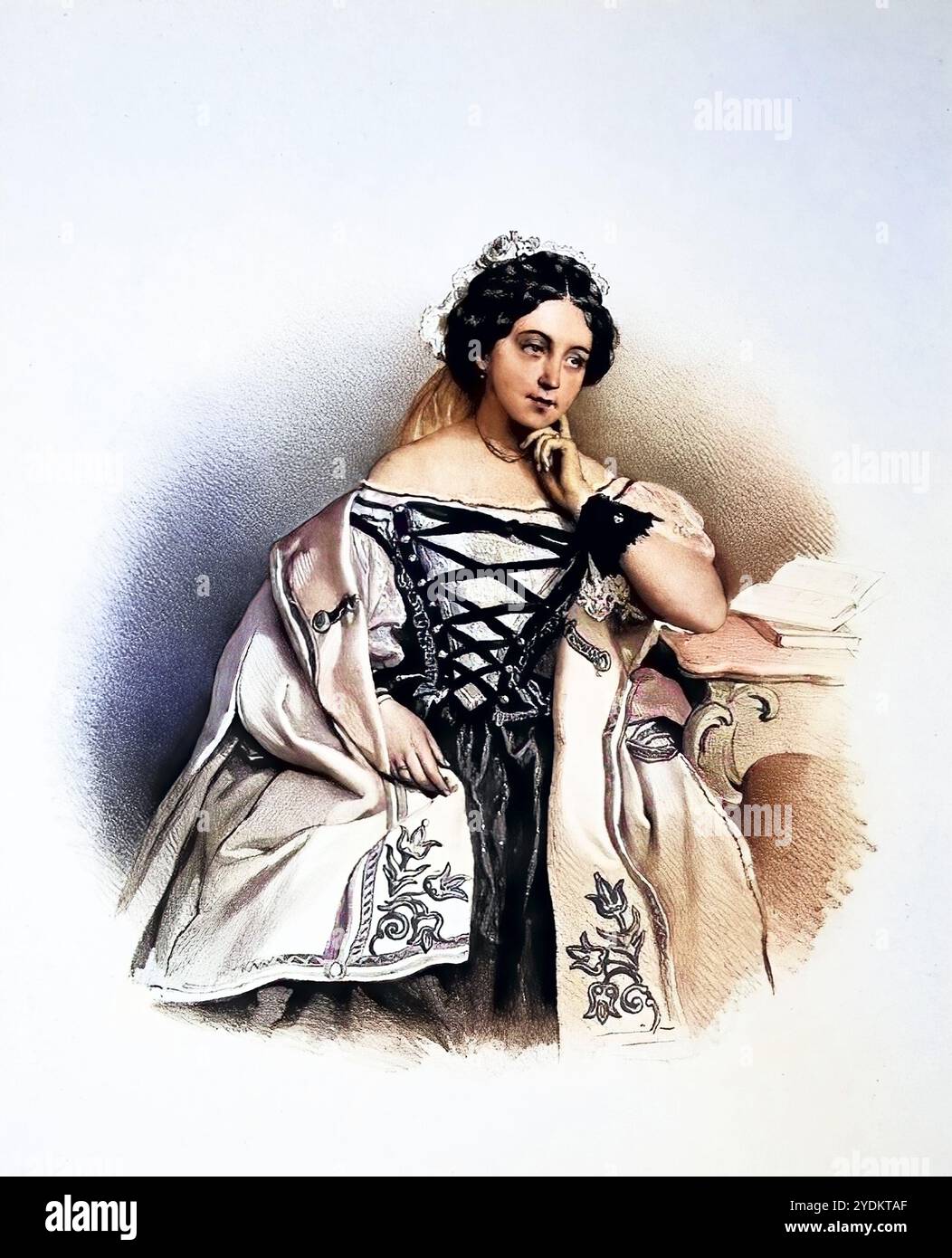 Leocadia Anastasia Constantina, geb. Lichnowska, (geb. 2. Mai 1816 gest ...