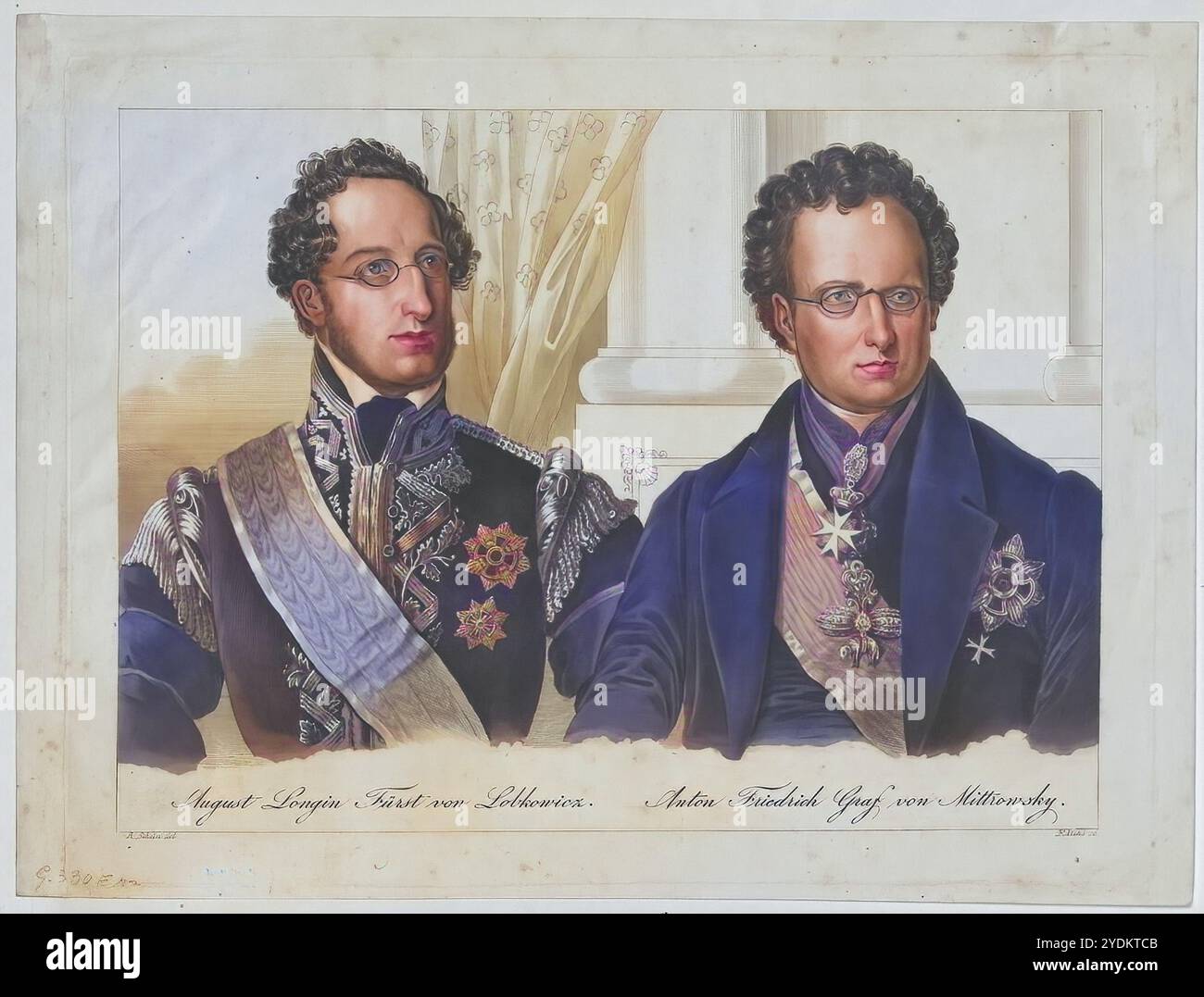 August Longin Fürst von Lobkowitz, (1797-1842), Hofkanzler, Gouverneur ...