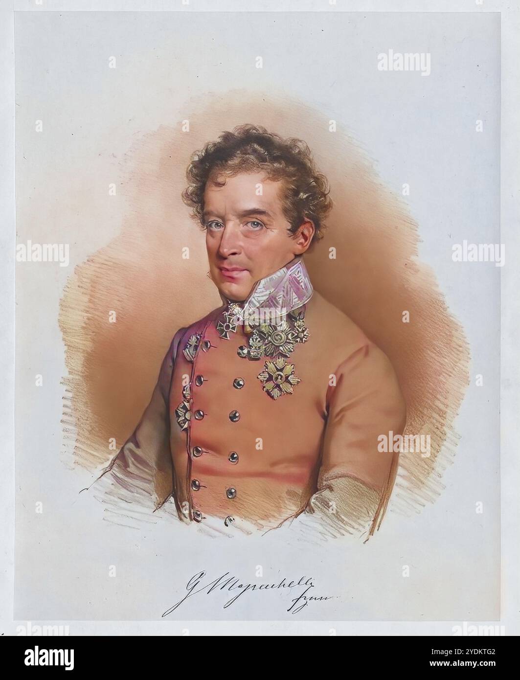 Alois Graf Mazzuchelli (1776-1868), Hofkriegsrat, Feldzeugmeister ...