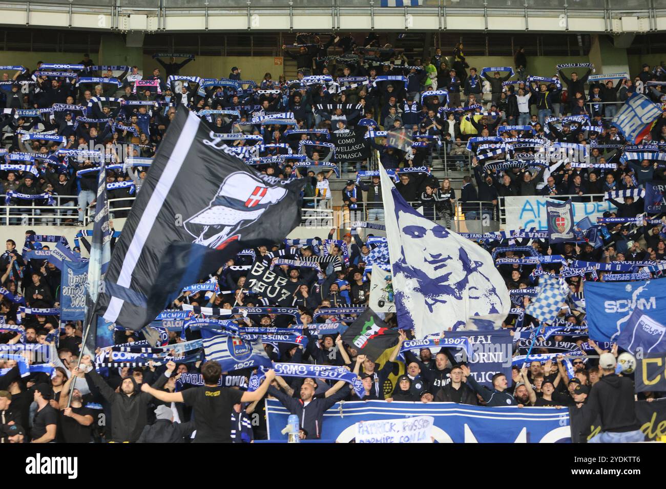como supporters scarves during the Serie A Enilive 2024/2025 soccer ...