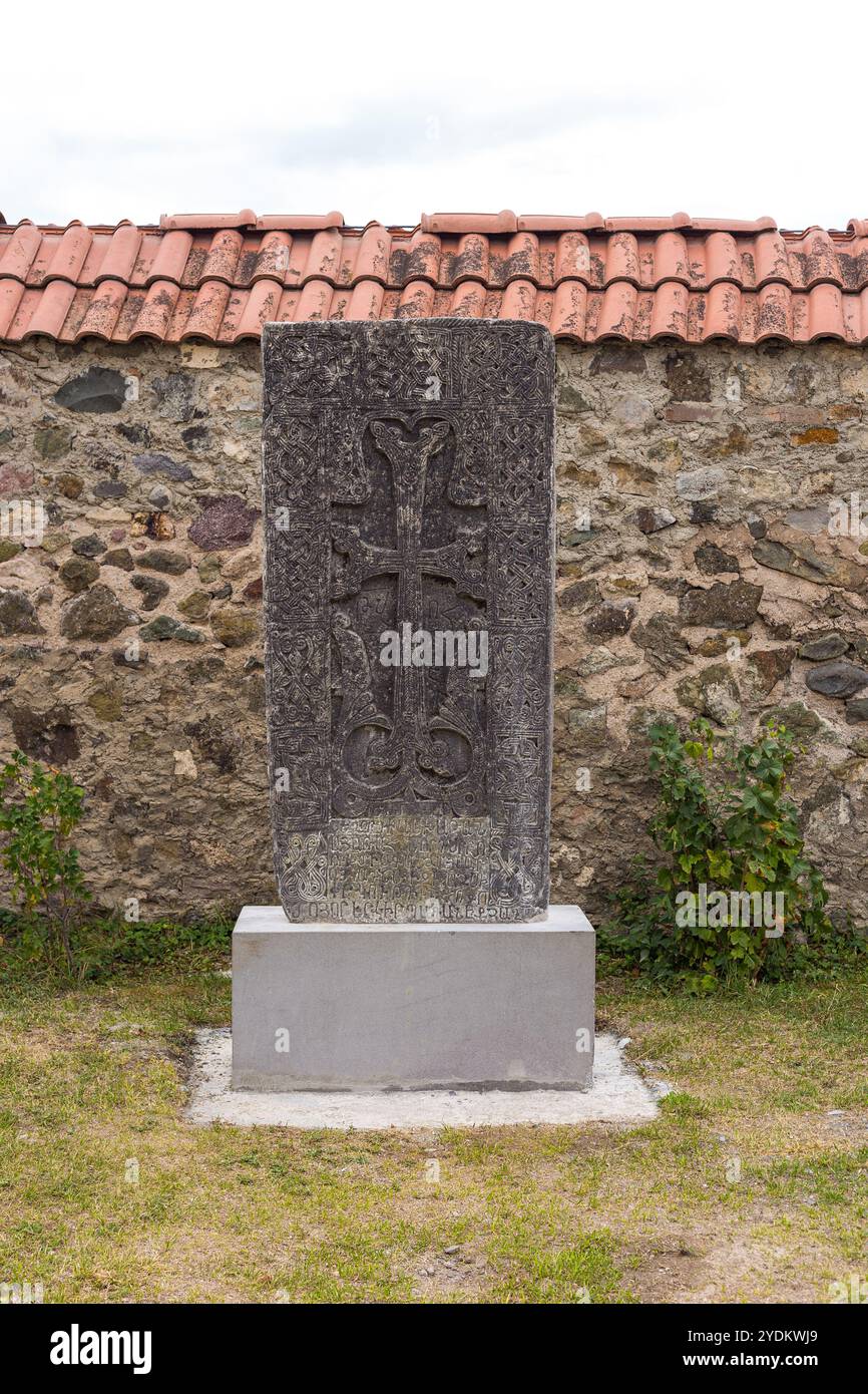 Vank, Nagorno-Karabakh, Azerbaijan - 04 September 2019: Graves with ...