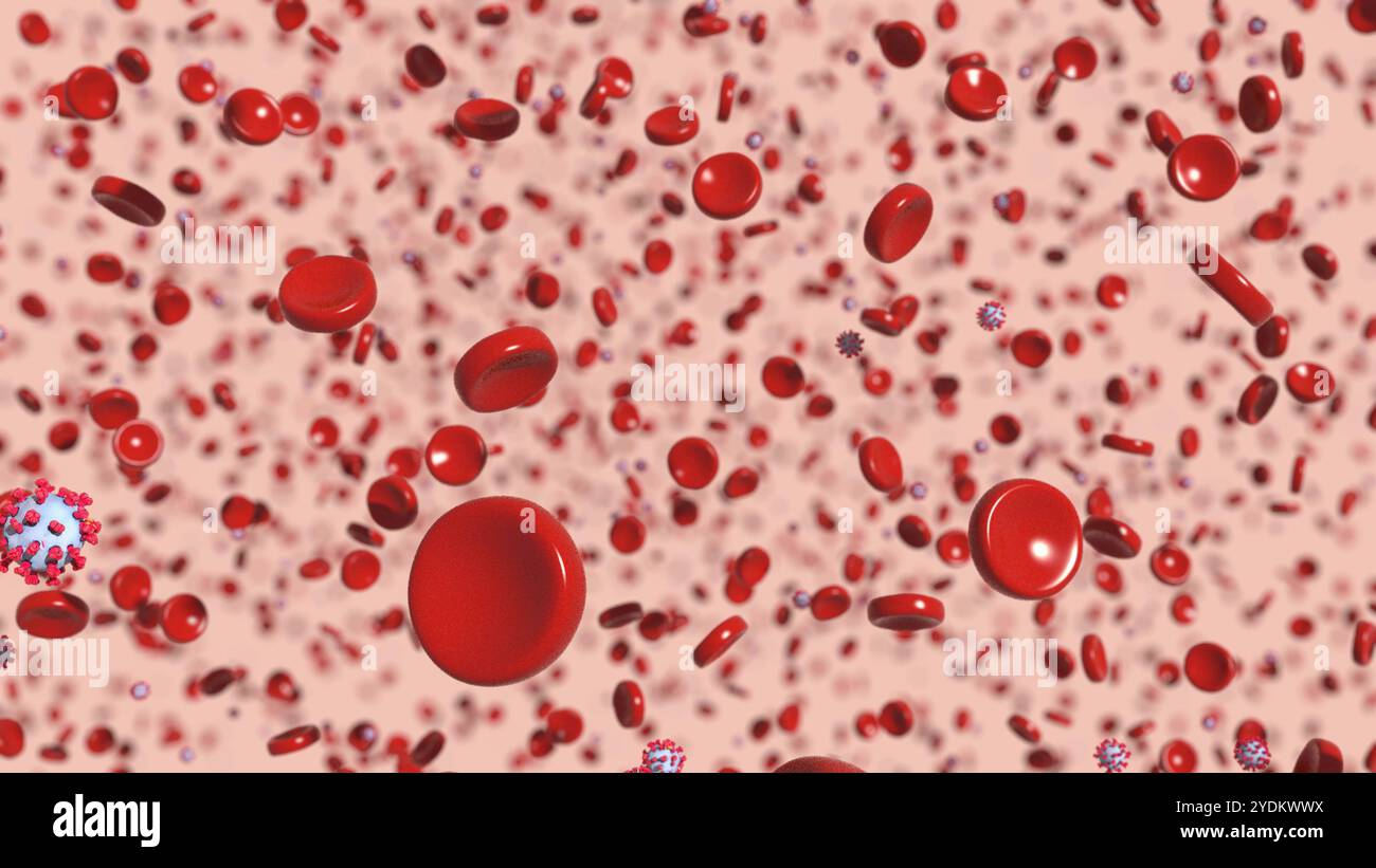 Corona virus inside human body hi-res stock photography and images - Alamy