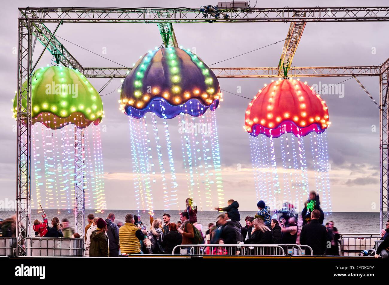 Lightpool Festival held annually during Blackpool illumination at half ...