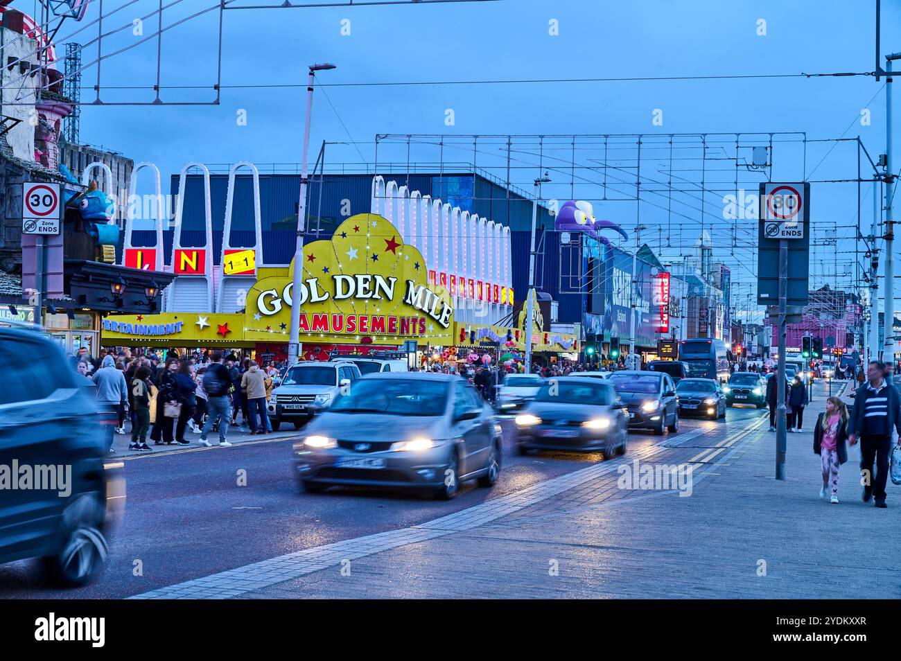 Lightpool Festival held annually during Blackpool illumination at half ...
