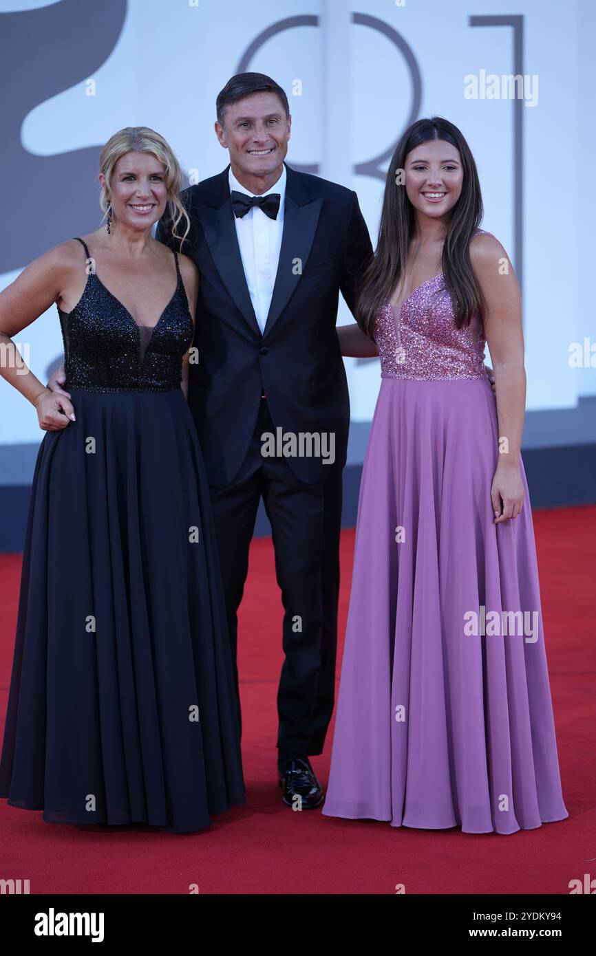Red carpet of the film "Kjaerlighet". In the photo: Javier Zanetti with ...