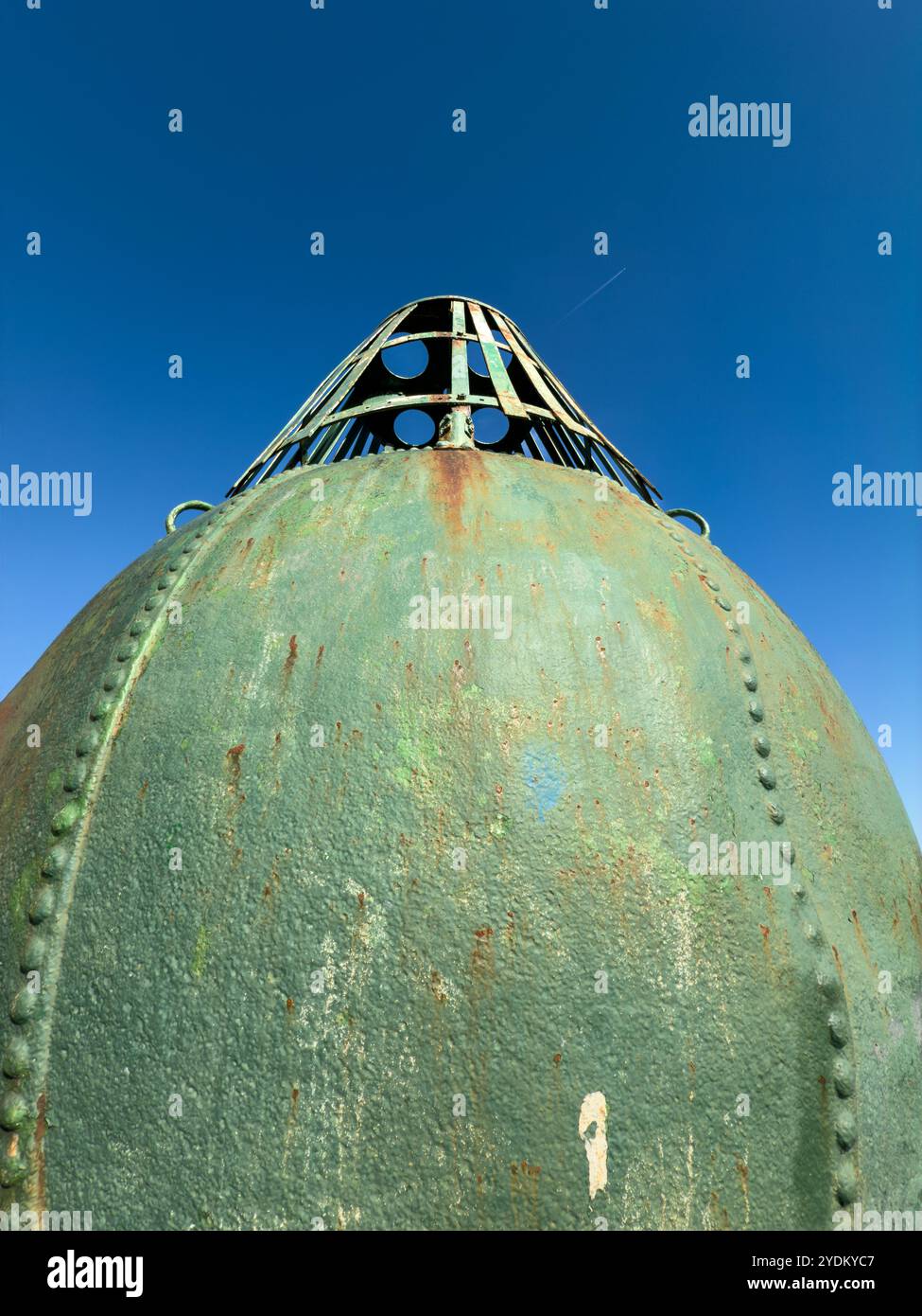 Buoy as sculpture at Preston docks, Ashton-on-Ribble, Lancashire Stock ...