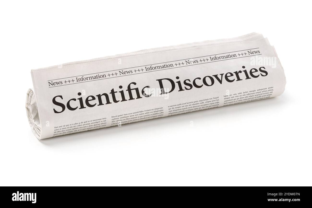 Newspaper science Cut Out Stock Images & Pictures - Alamy