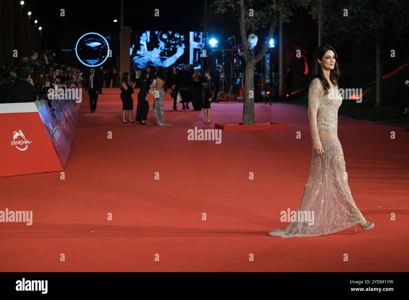 Rome, Italy. 26th Oct, 2024. Manuela Arcuri attends the red carpet for ...