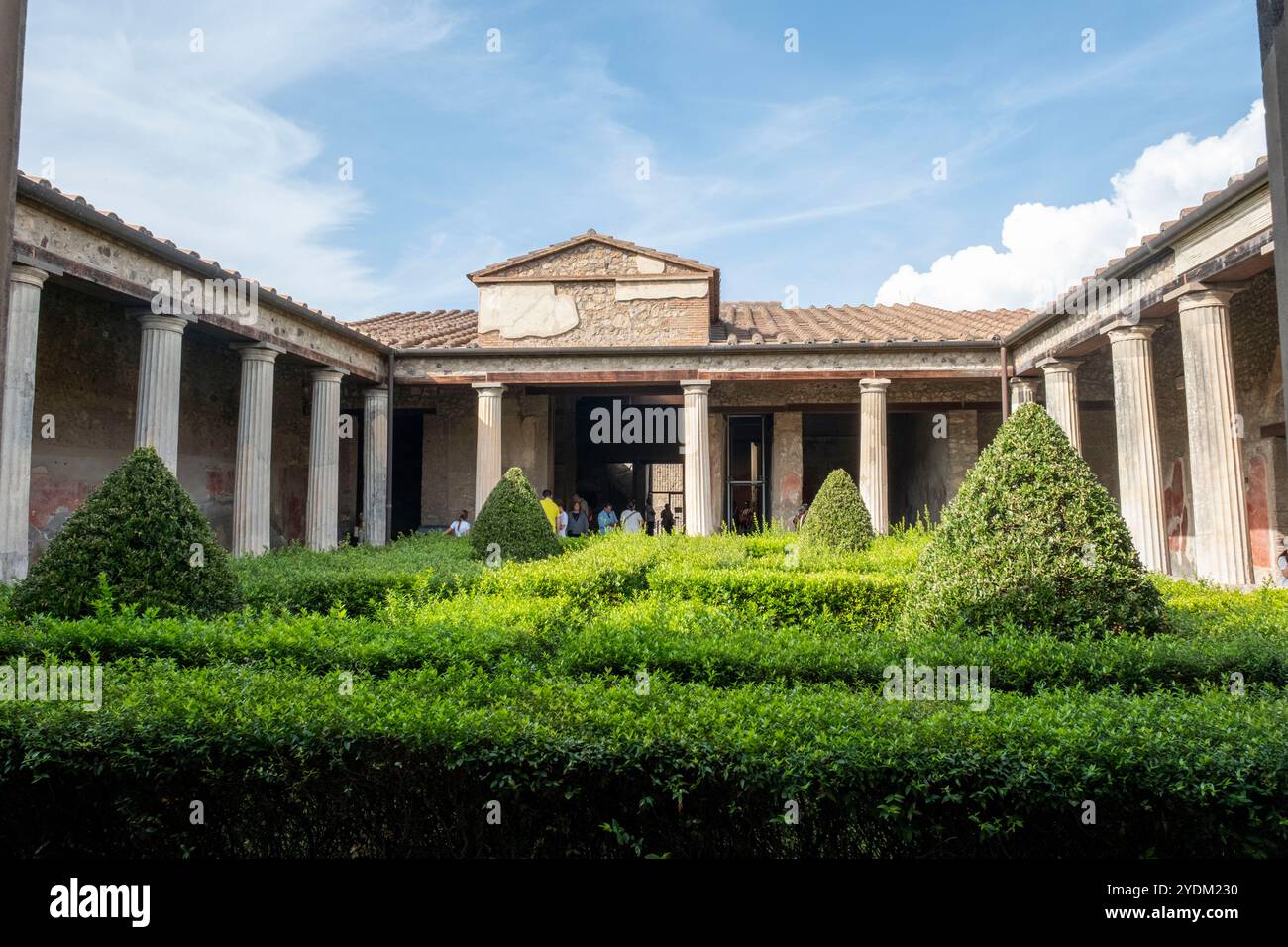 Large atrium in the House of Menander, ( Casa del Menandro ...