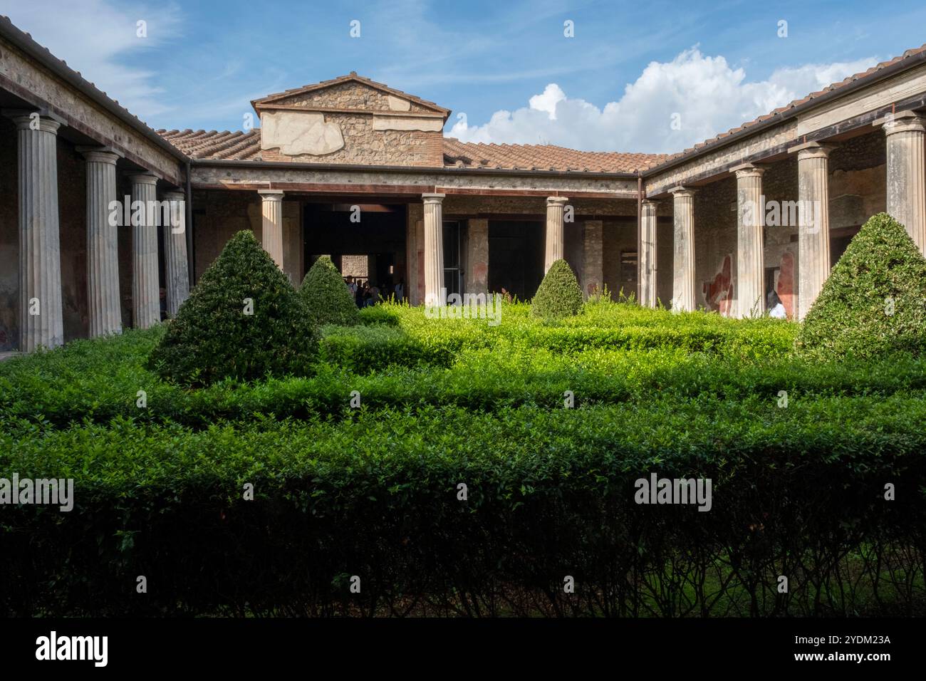 Large atrium in the House of Menander, ( Casa del Menandro ...