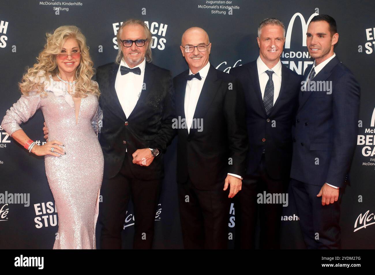 Carmen Geiss, Robert Geiss, Mario Federico, Ralf Schumacher und Etienne ...