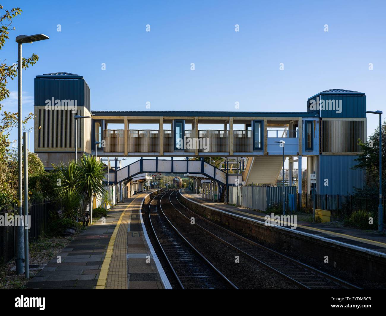 St Erth Station Grade II Victorian Footbridge Cornwall Stock Photo - Alamy