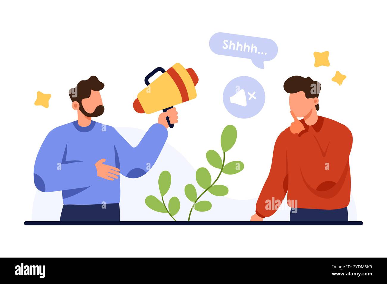 Secret speech Stock Vector Images - Alamy