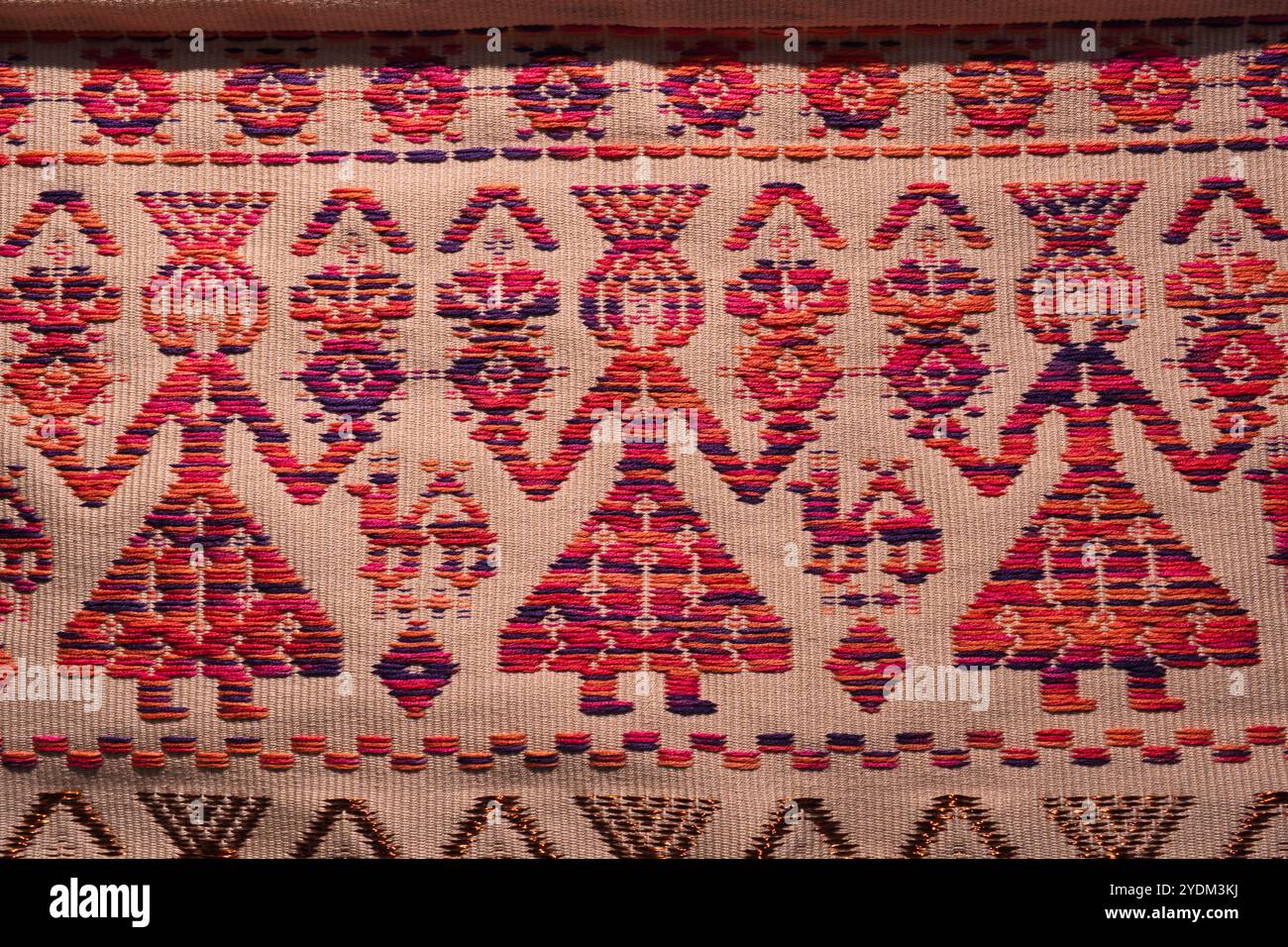 Handcrafted fabric with traditional designs of Sardinian culture in ...