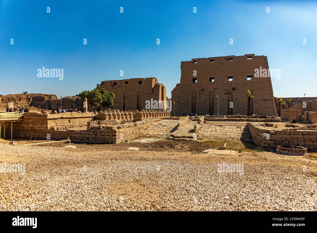 Luxor, Egypt; January 16, 2024: The heart of ancient Egypt at Karnak ...