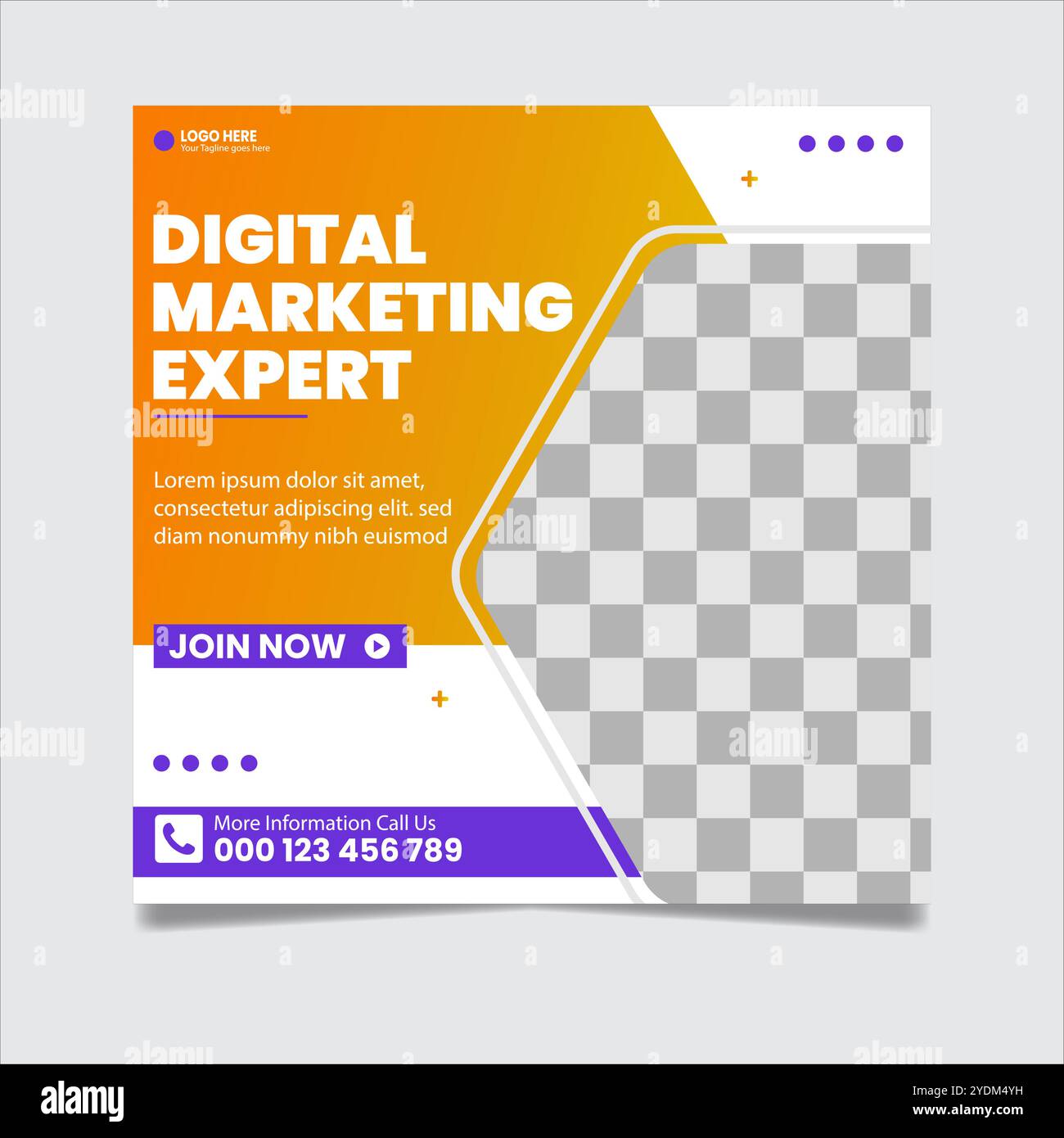 Digital Marketing Social Media Post Template, Digital marketing agency ...