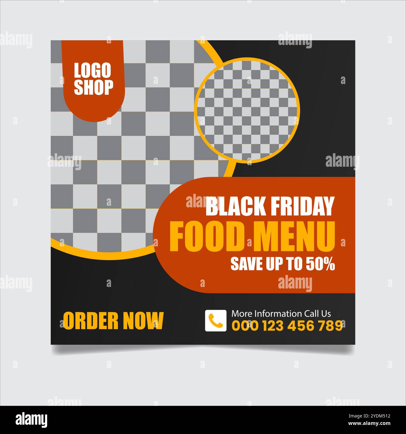 Flyer social media Stock Vector Images - Alamy