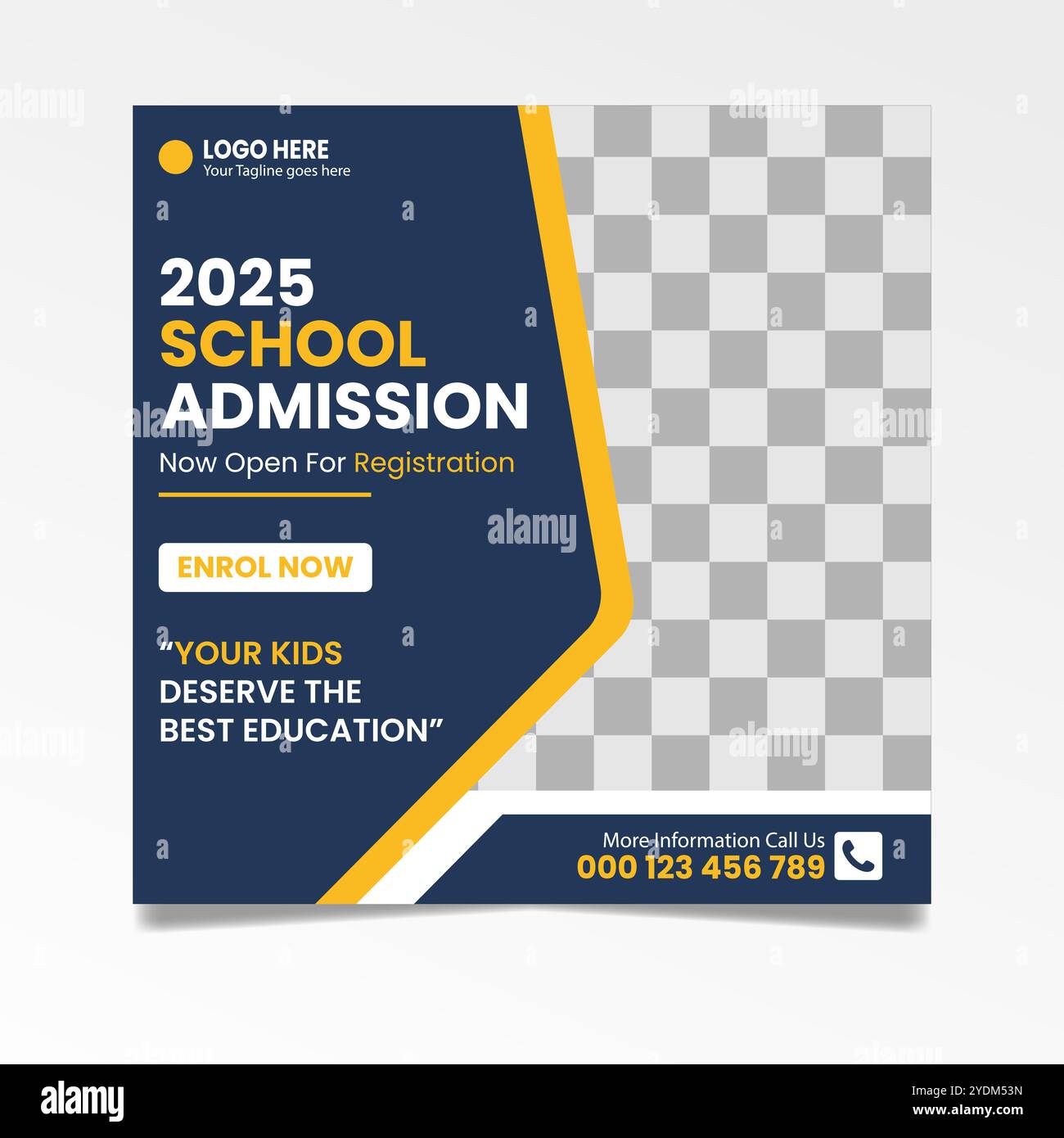 School admission cover design hi-res stock photography and images - Alamy