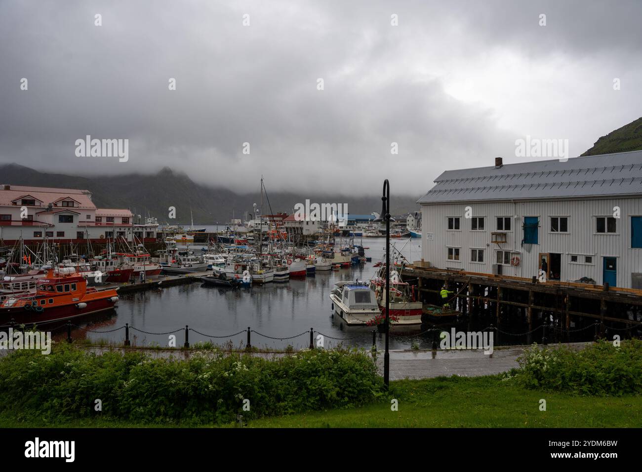 Honningsvag, Norway - 07.03.2024: Ships in The Port of North Cape in ...
