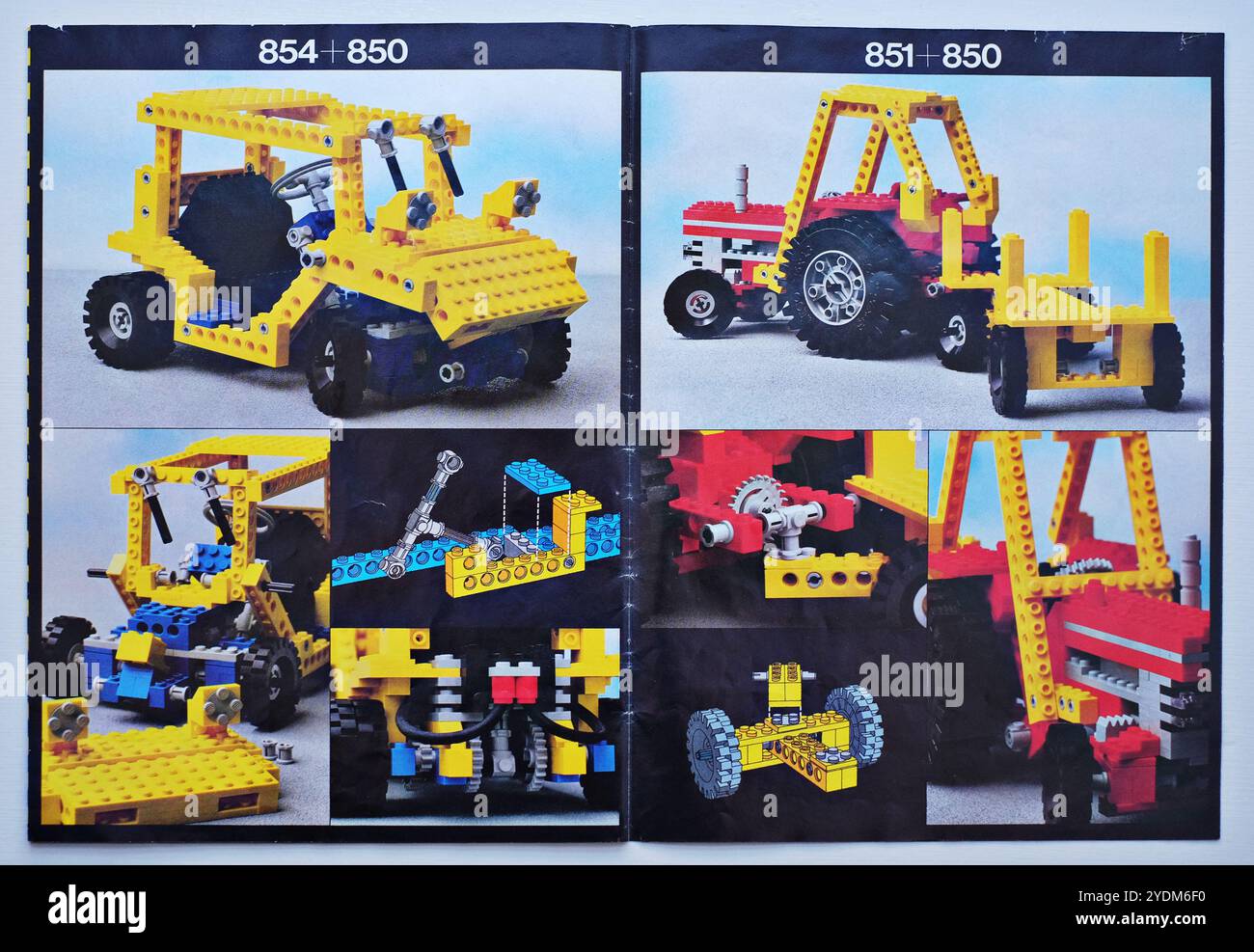 Instruction manual for original Lego Technic car set 853 for UK and ...