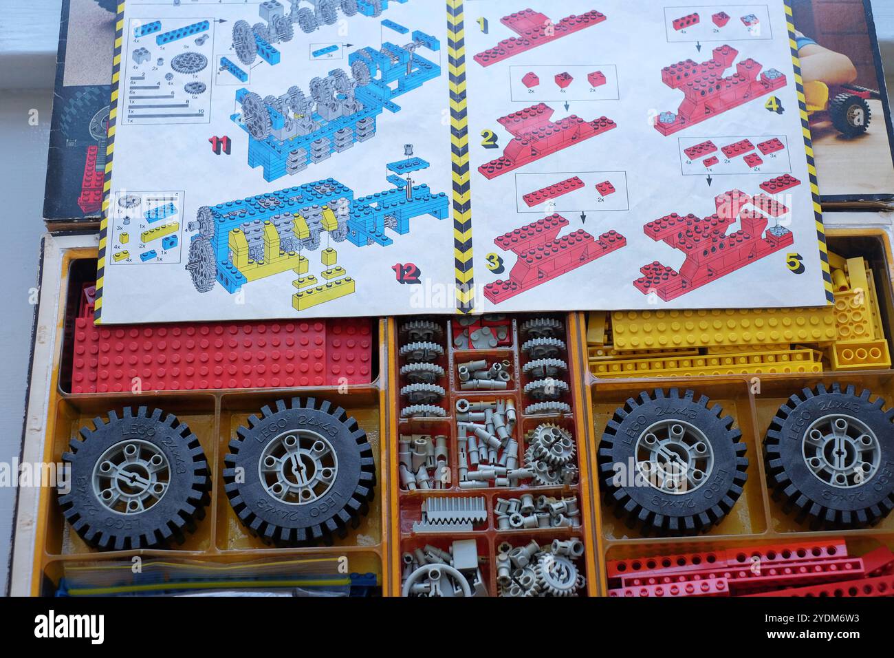 Original Lego Technic car set 853 box and parts sold in Australia circa ...