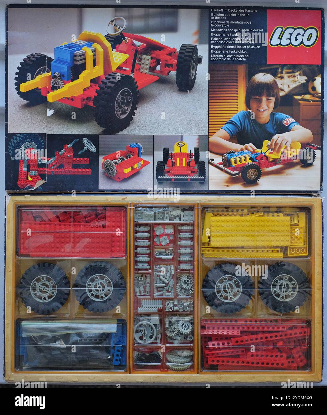 Original Lego Technic car set 853 box and parts sold in Australia circa ...