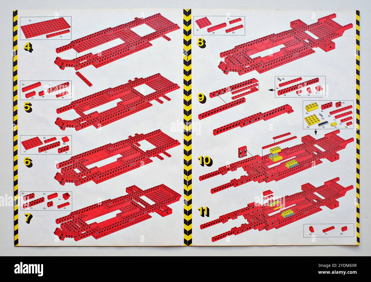 Exploded view diagram for building the car chassis, instruction manual ...