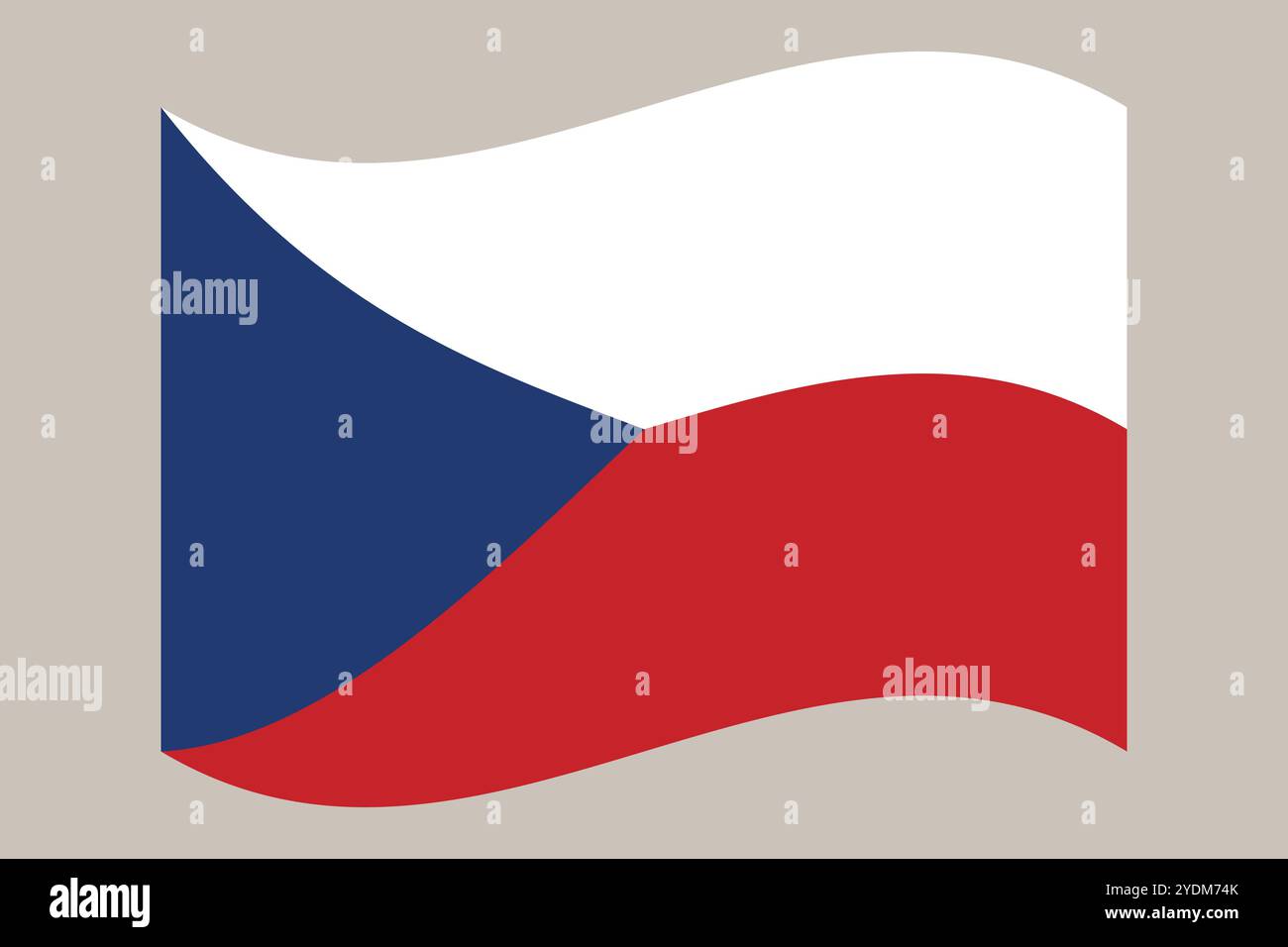 Glass light ball with flag of Czech Republic. Round sphere, template ...