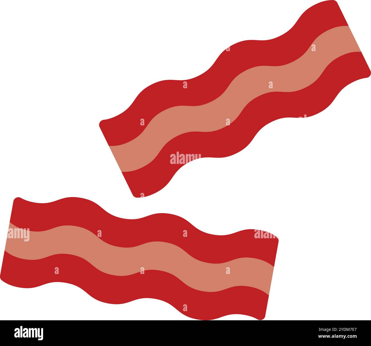 Flat design bacon icon. Editable vector Stock Vector Image & Art - Alamy