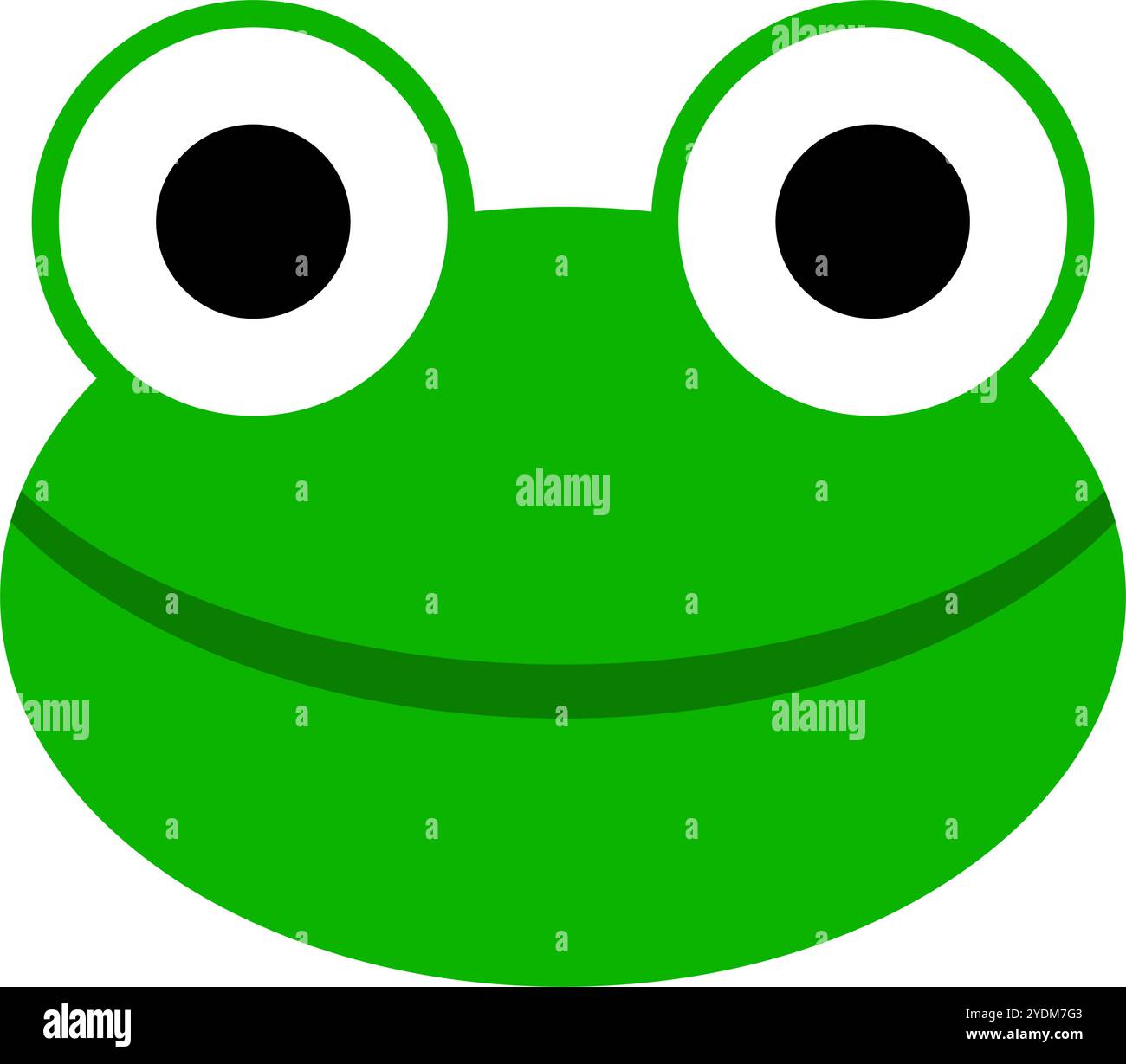 Simple frog face icon. Editable vector Stock Vector Image & Art - Alamy