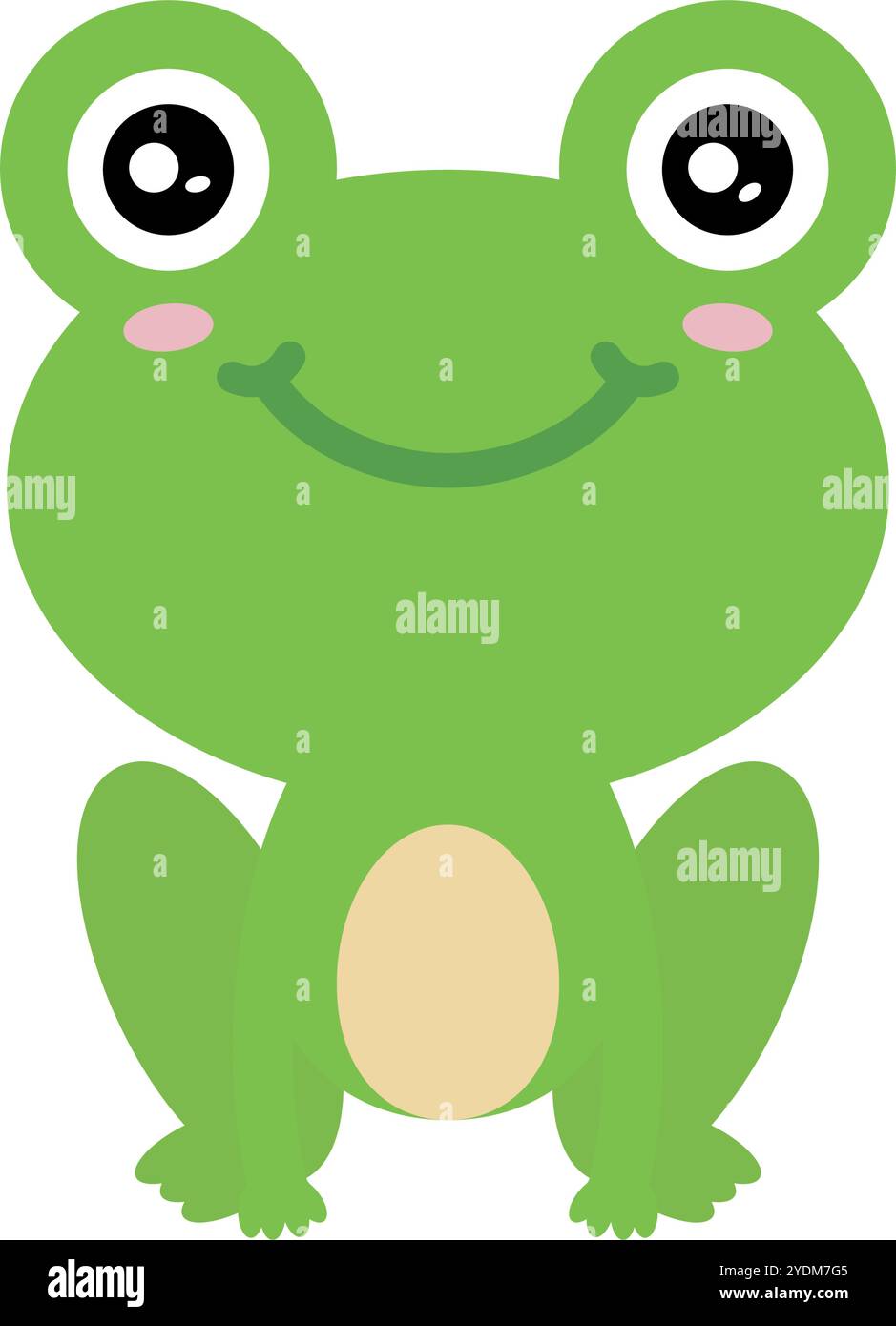 Smiling cute frog icon. Editable vector Stock Vector Image & Art - Alamy