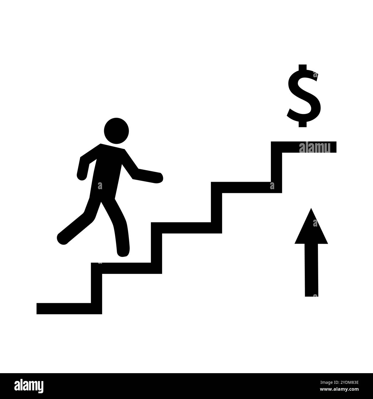Money stairs Black and White Stock Photos & Images - Alamy