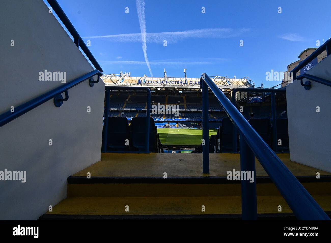 A general view inside of Stamford Bridge, home of Chelsea ahead of the ...