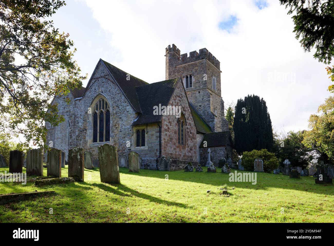 The village of Addington in Kent England UK Stock Photo - Alamy
