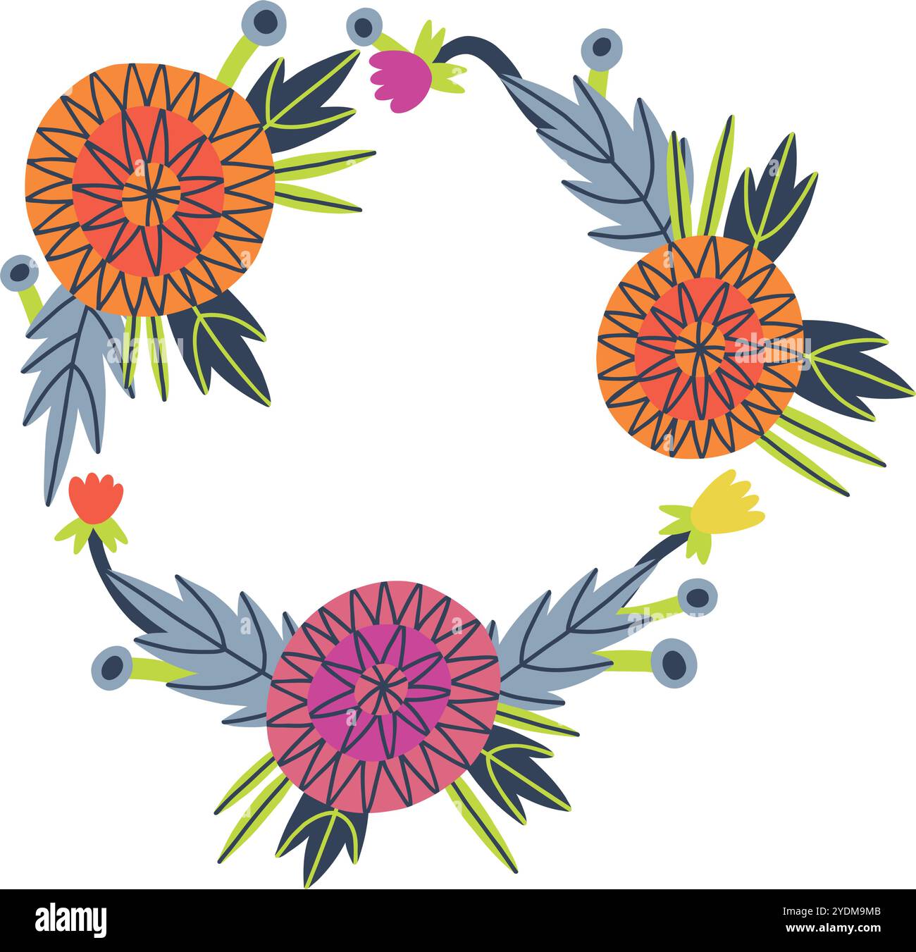 Beautiful white roses blooming Stock Vector Images - Alamy